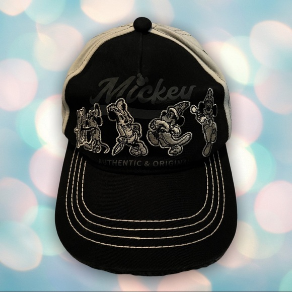 Disney | Accessories | Authentic Disney Mickey Mouse Mens Baseball Hat ...